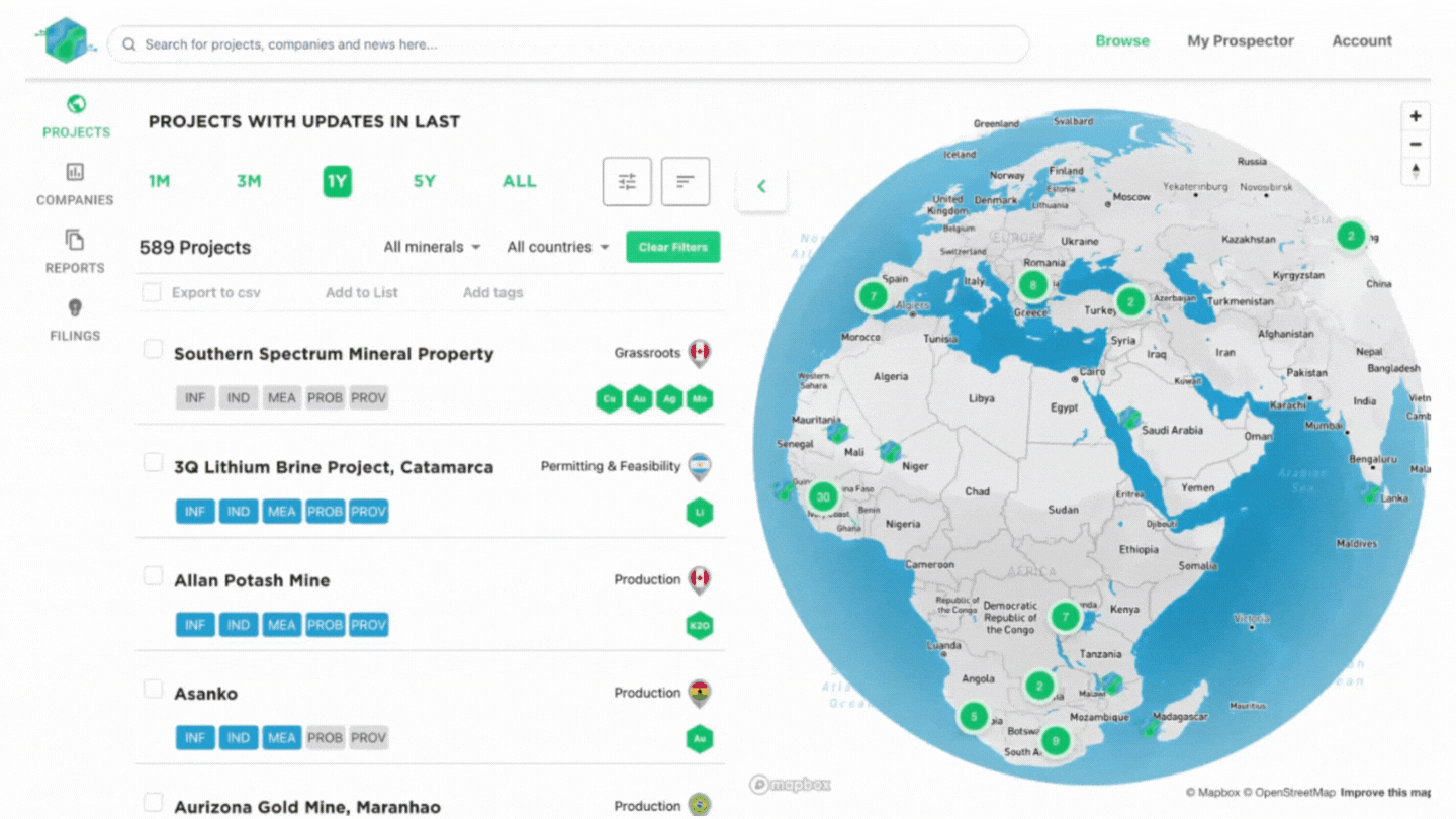 Prospector The Search Engine For The Mining Industry